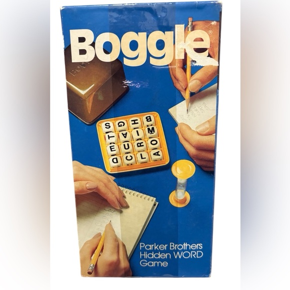 Parker Brothers | Games | Vintage Parker Brothers Boggle Hidden Word ...